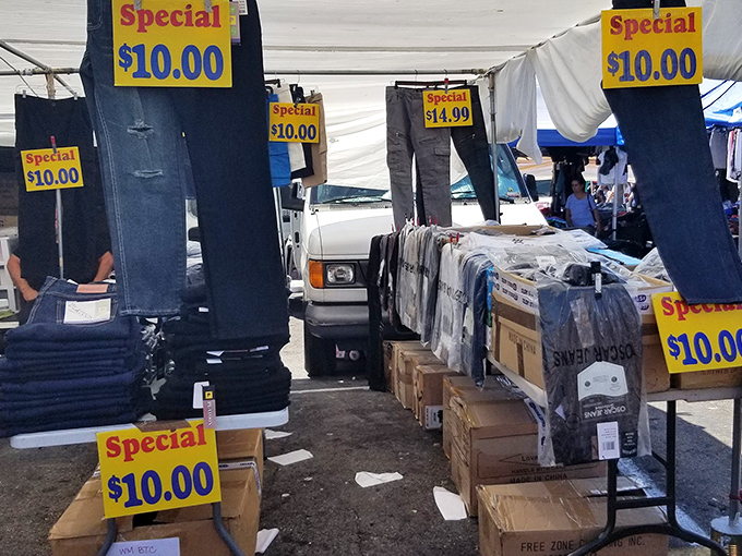 Denim dreams come true at $10 a pop. These jeans didn't hear they're supposed to cost five times as much at the mall.