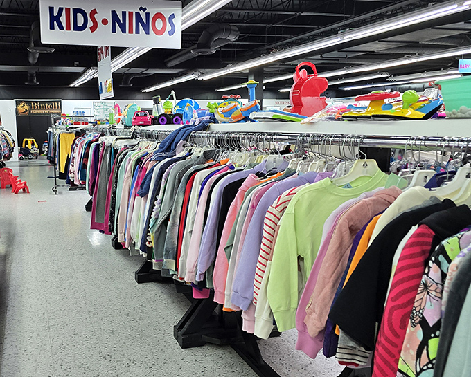 Tiny fashions at tiny prices. The kids' section offers barely-worn clothes for little ones who outgrow things faster than you can say "growth spurt."