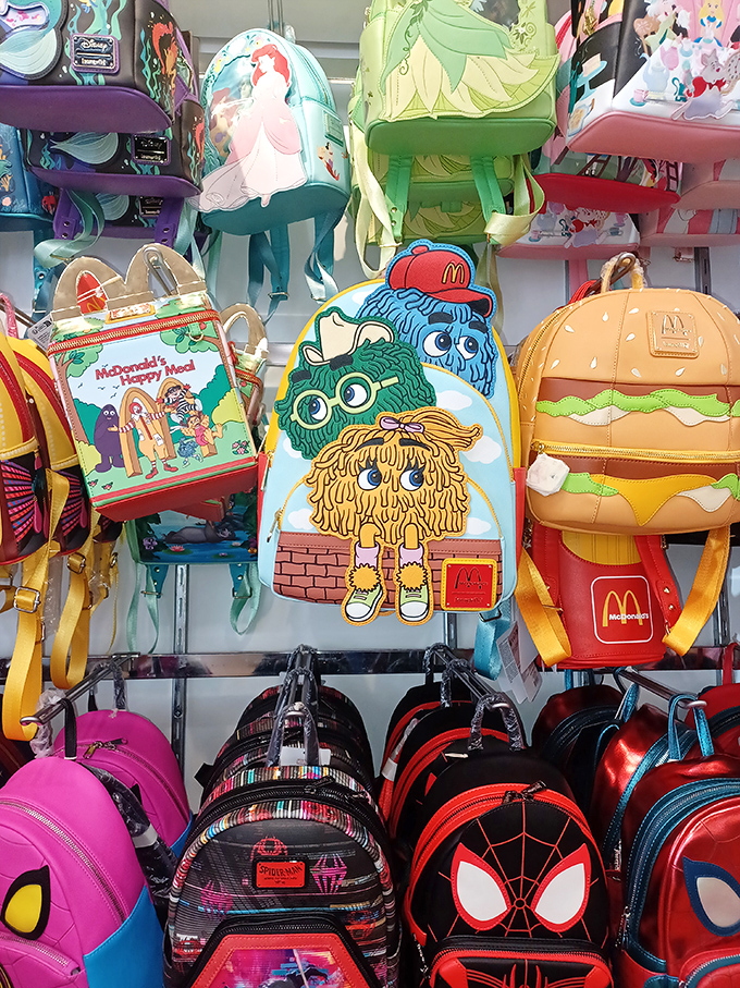Backpacks that turn school supply shopping from dreaded chore to delightful adventure. McDonald's merchandise that somehow makes fast food look fashionably slow.