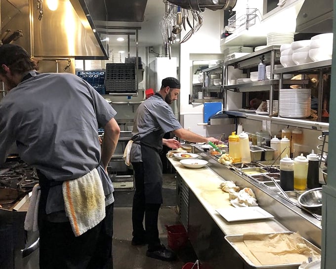 Where the magic happens &ndash; chefs in their natural habitat, transforming simple ingredients into dishes that make you close your eyes when you taste them.