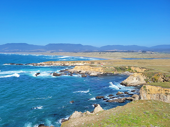 California's dramatic coastline offers a different kind of majesty than Castle Crags, proving the Golden State never runs out of ways to take your breath away.