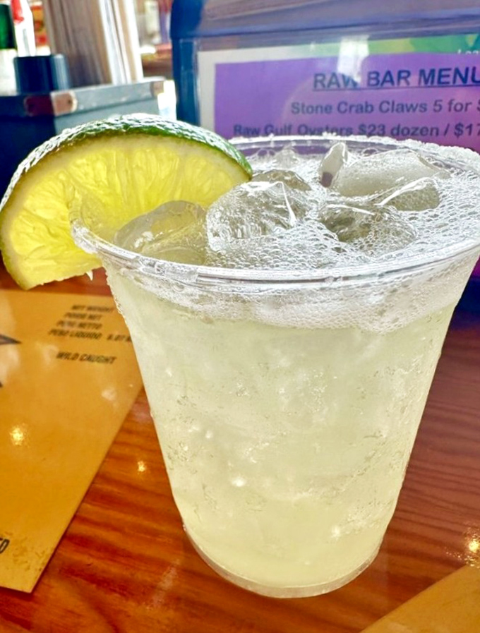 Nothing complements a seafood feast like a frosty margarita with a lime wedge&mdash;it's practically a Florida law at this point.