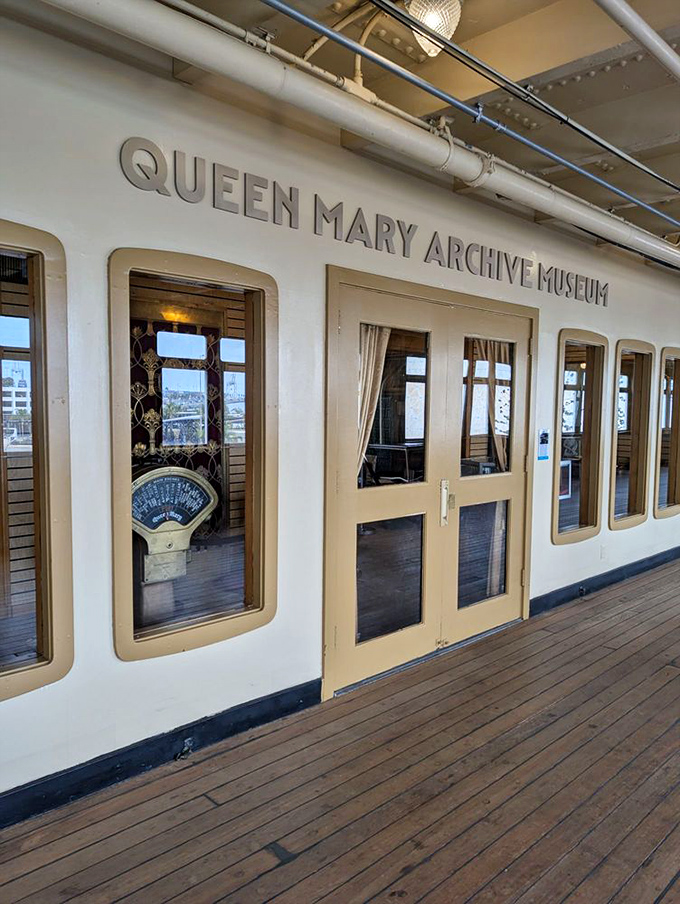 The Archive Museum entrance promises a deep dive into oceanic history&mdash;though some exhibits might leave you wondering if certain artifacts have minds of their own.