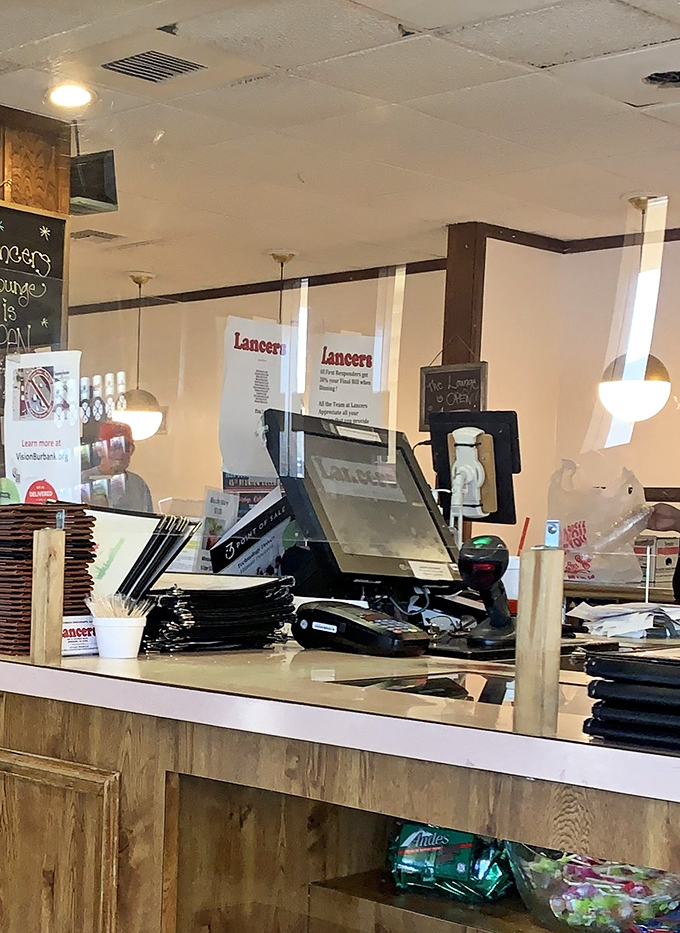 Where the magic happens. That cash register has seen more food dreams come true than most cooking shows.