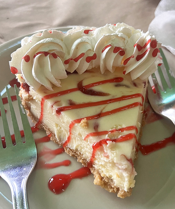 Key lime pie with a cloud of whipped cream that makes you question why you ever waste calories on lesser desserts. Florida's signature sweet in its natural habitat.