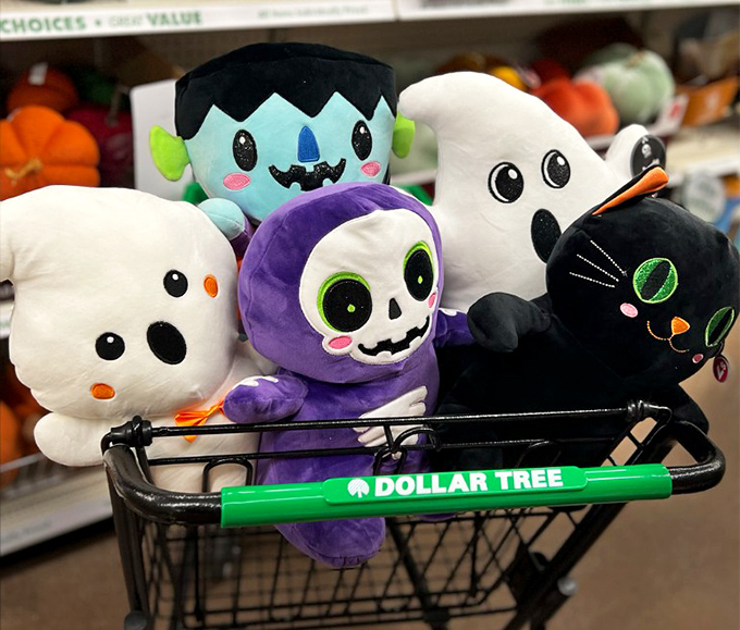 Halloween plushies that deliver maximum cuteness with minimum investment. The shopping cart says it all&mdash;resistance is futile.