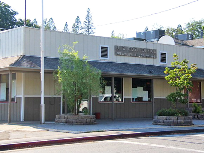 Weaverville's post office serves as both mail hub and impromptu community center, where checking your box might include a 20-minute chat with neighbors.