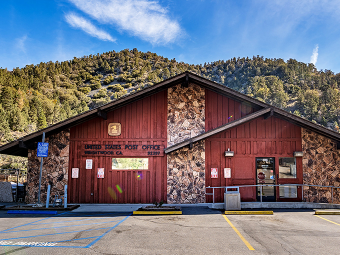 The post office: where mail delivery comes with a side of small-town gossip and genuine smiles.