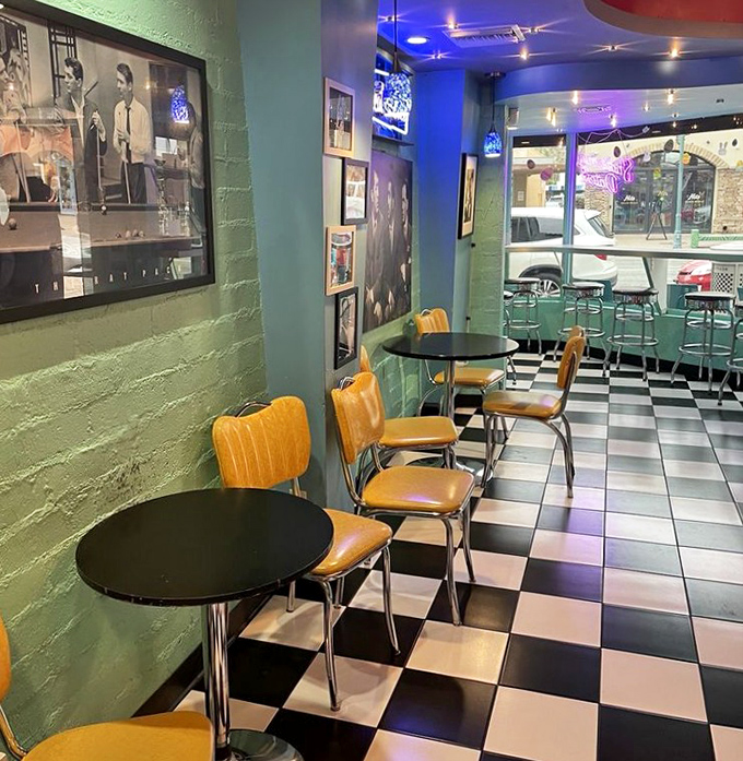 Where milkshake memories are made. The nostalgic seating area feels like the cool hangout from every great coming-of-age movie you've ever loved.