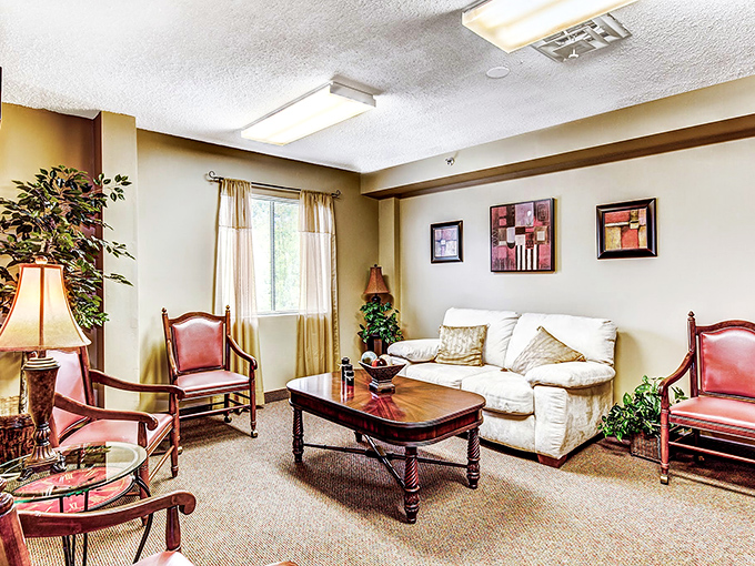 Cozy conversation corners throughout the community ensure you're never far from a comfortable spot to catch up with friends or finish that novel.