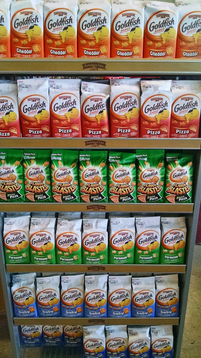 Goldfish crackers in flavors you didn't know existed. The snack that smiles back also makes your wallet grin with these prices.