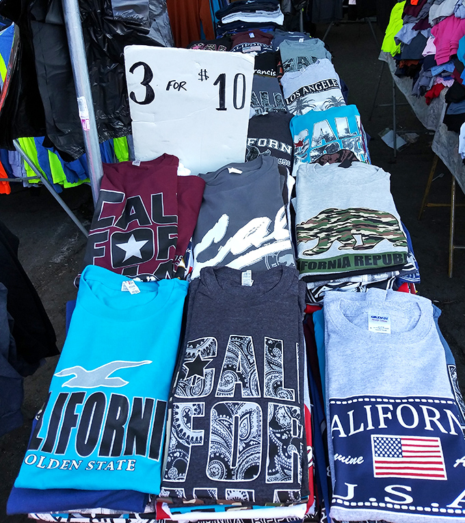 Three shirts for $10? In California? That's not a bargain &ndash; that's practically stealing with permission.