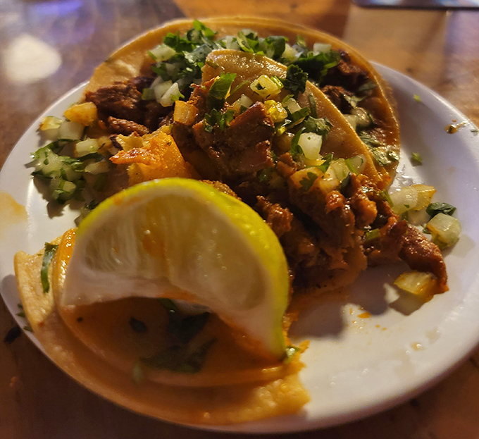 Not just a taco&mdash;a handheld flavor festival where every ingredient showed up ready to party. The lime wedge is your VIP pass.