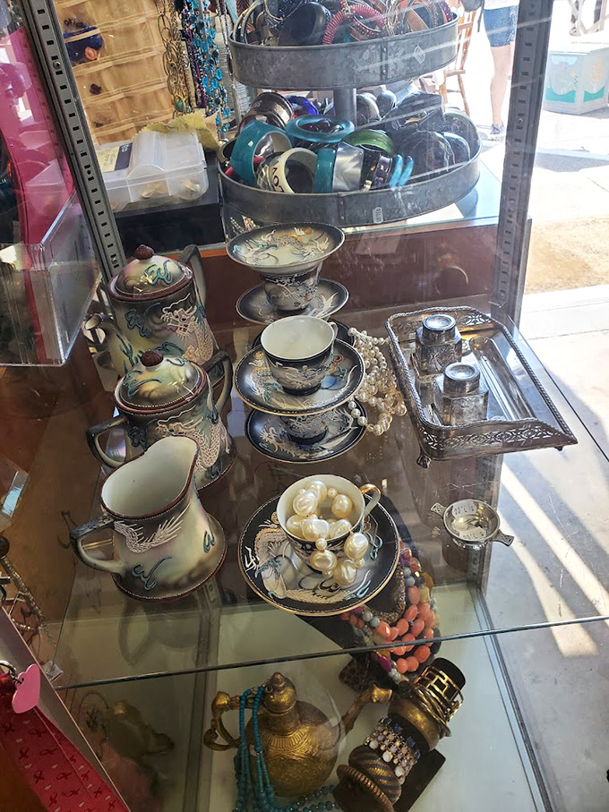Tea sets fit for royalty or your next gossip session. These cups have probably heard secrets from decades past.