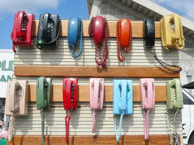 Rotary phones that made you work for your gossip &ndash; remember when hanging up was satisfying?