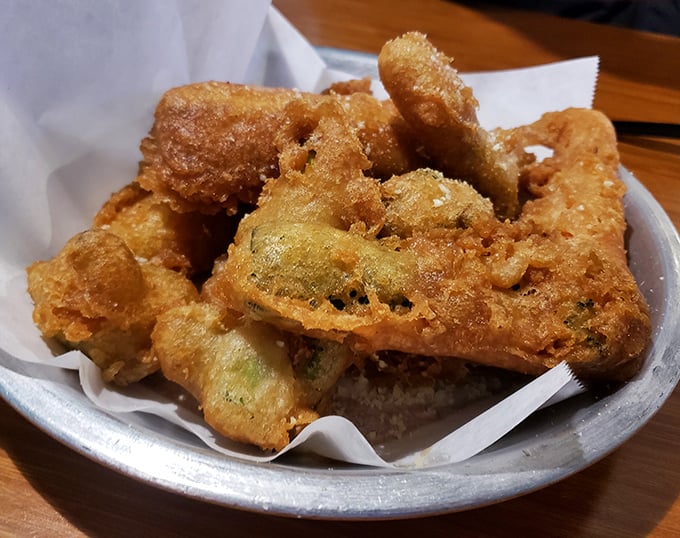 Tempura so light and crisp it defies gravity, proving that sometimes the simplest preparations let quality ingredients shine brightest.