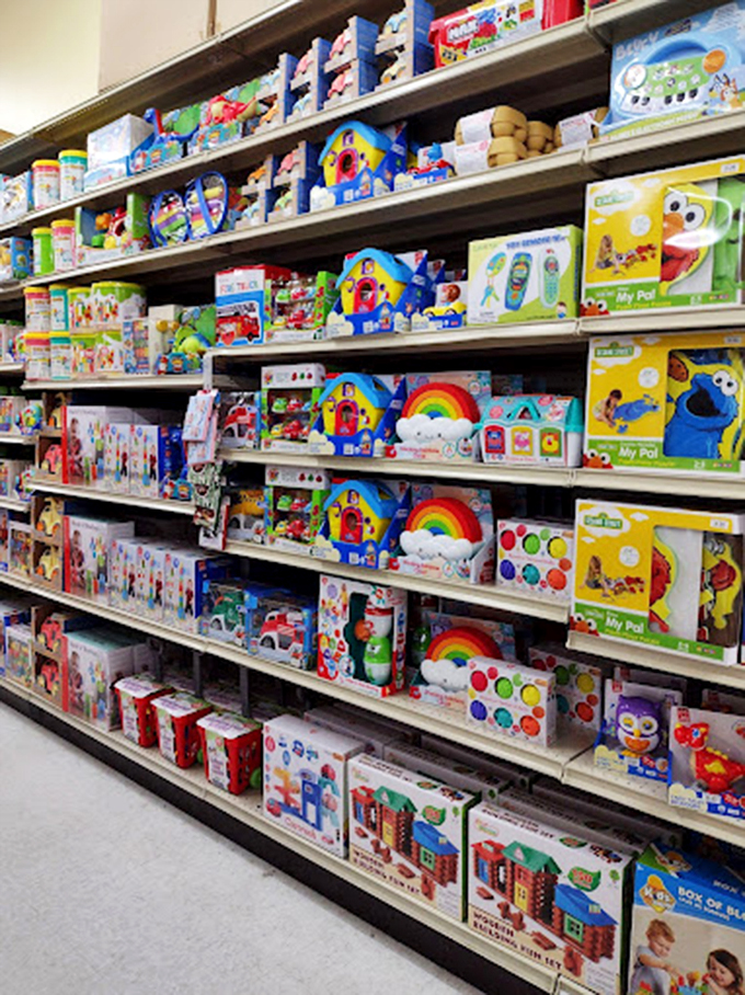 Toy department treasure trove where Sesame Street meets educational play, all at prices that won't make parents wince.
