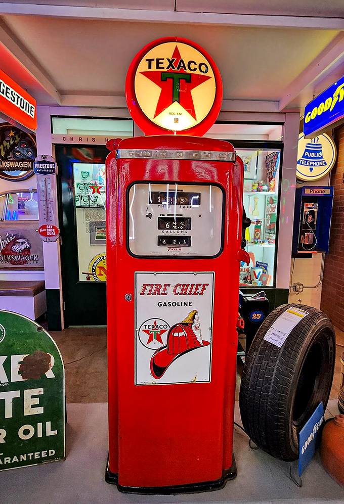 This restored Texaco Fire Chief pump isn't just a gas station relic&mdash;it's a sculptural reminder of when filling stations had style and character.