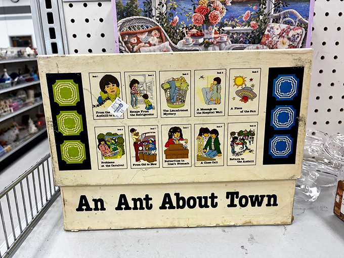"An Ant About Town" – vintage board games like this offer a glimpse into entertainment before screens dominated our every waking moment.
