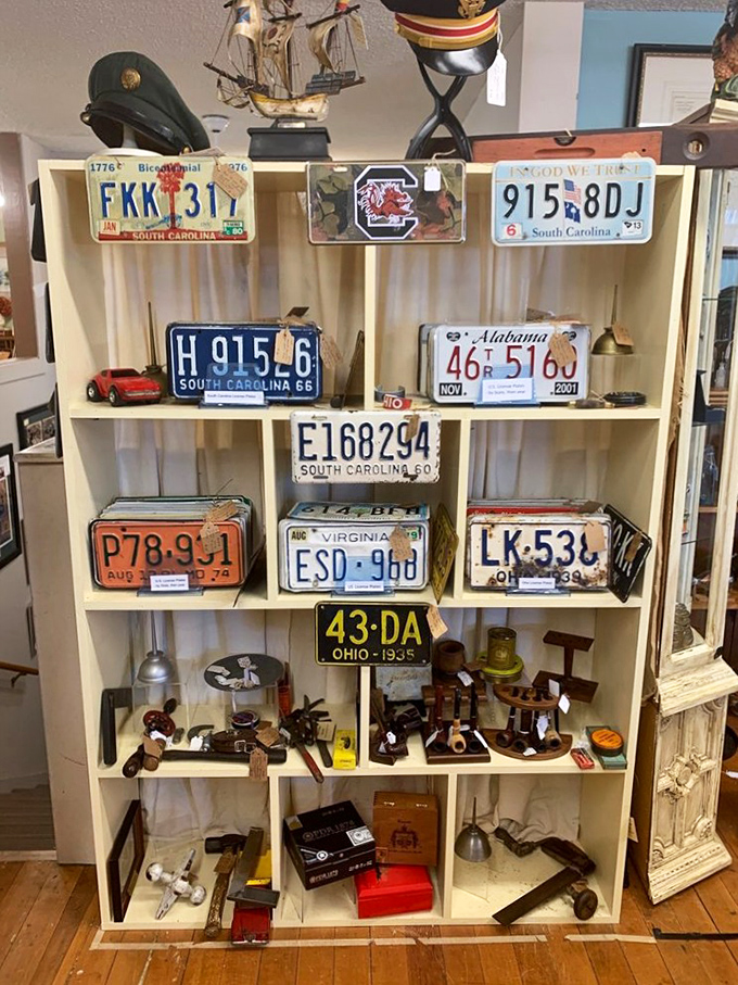 License plates that outlived their vehicles &ndash; now these rusty rectangles of Americana tell stories of road trips through the Carolinas and beyond.