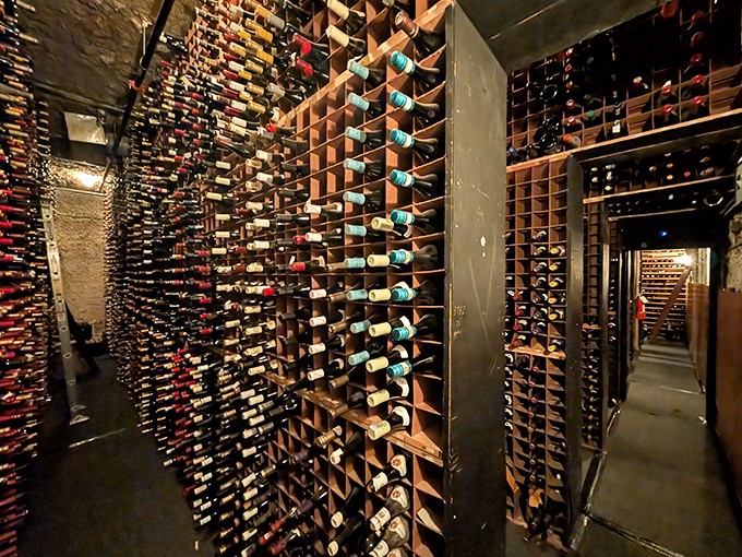 Wine bottles as far as the eye can see&mdash;Bern's cellar isn't storage, it's a cathedral to viniculture housing one of America's most impressive collections.