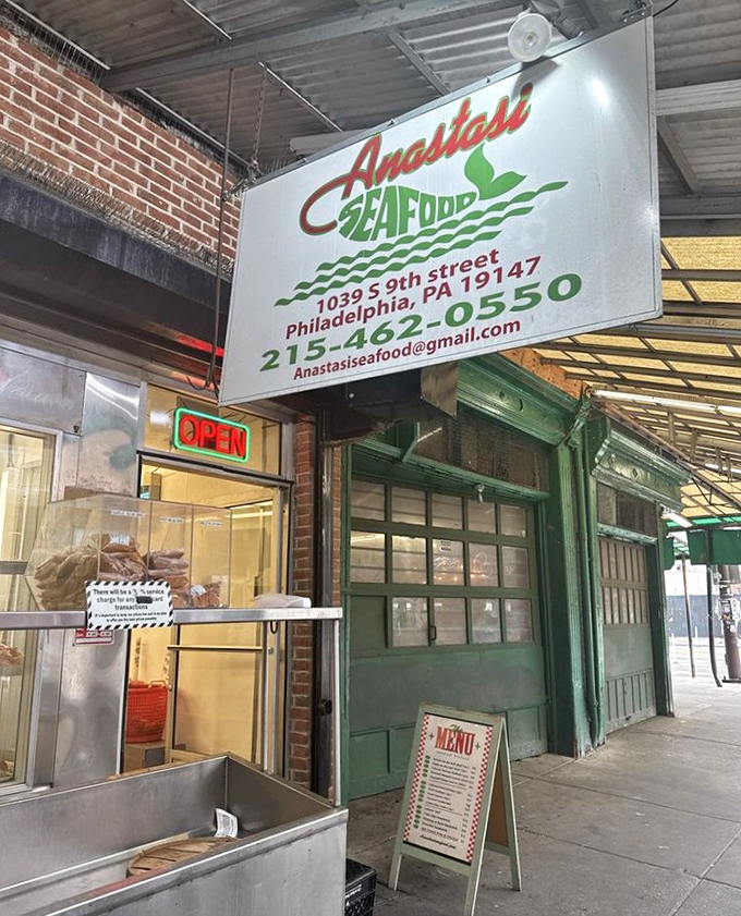 Green storefront, big flavors &ndash; proof that the best seafood often comes from the smallest spaces.