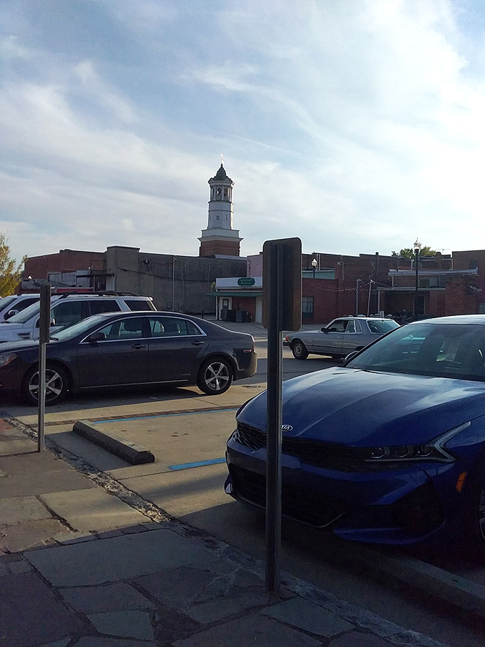 Camden's historic clock tower watches over a downtown where affordable living meets Southern heritage.