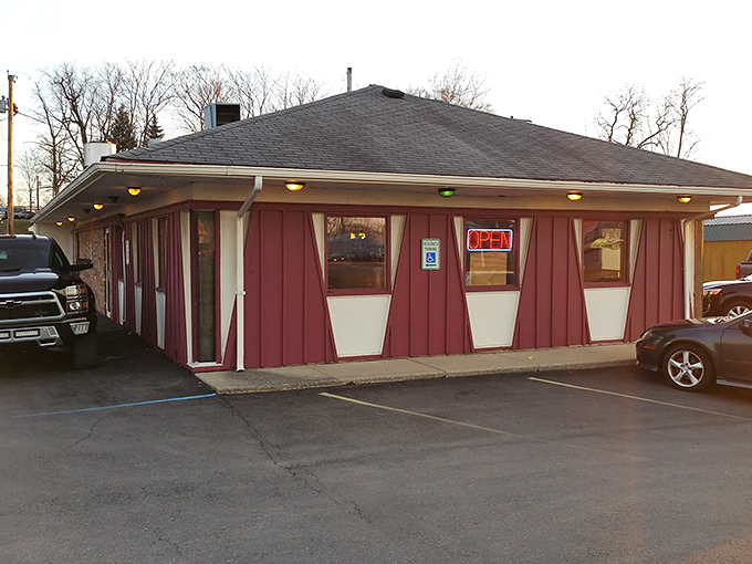 Chicken Inn's simple red and white exterior is like a time machine to when restaurants focused on food, not Instagram opportunities.