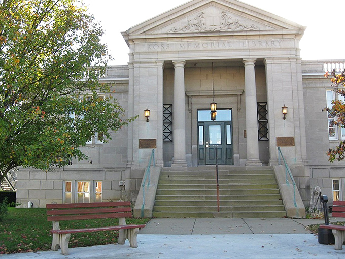Memorial libraries stand as temples to learning, where knowledge was considered the greatest community investment possible.