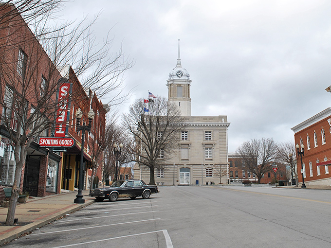 Columbia's courthouse square looks like a movie set, except the charm is completely real and unscripted.