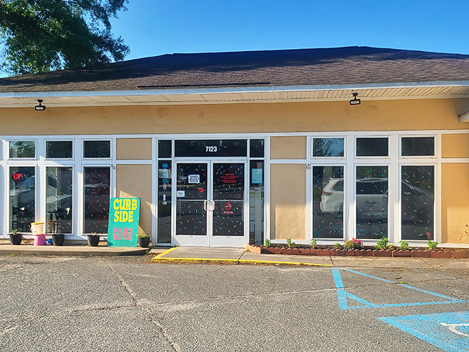 Emily's clean, modern look says "café sophistication" while still keeping that hometown donut shop heart.