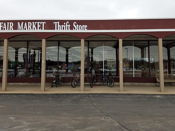 Fair Market's retro storefront with its row of arches feels like stepping back to a time when things were built to last&mdash;just like the furniture inside.