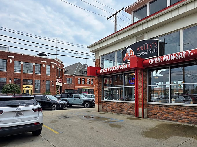 Classic diner architecture promises the kind of authentic flavors that built America's food traditions.