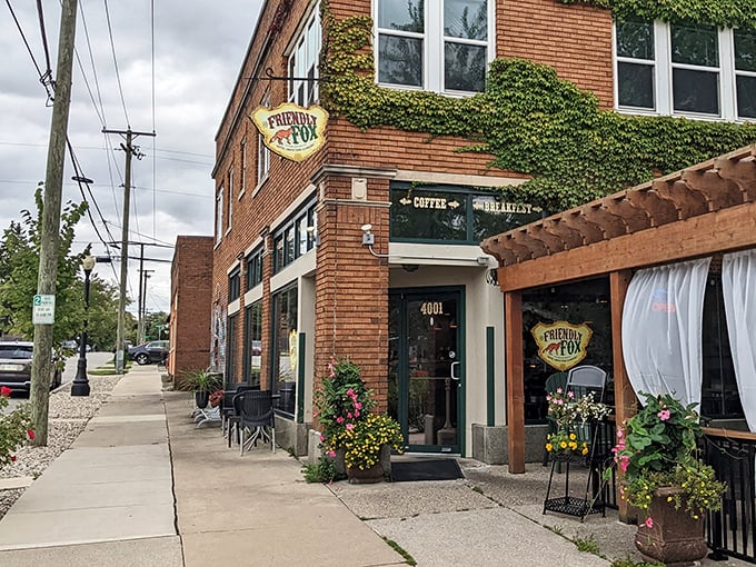 The Friendly Fox's ivy-covered brick building looks like it belongs in a storybook&mdash;complete with happily-ever-after sandwiches.