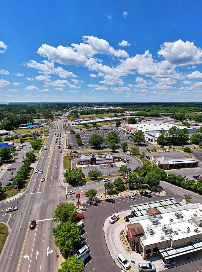 Goldsboro's wide streets and sturdy buildings suggest a town that knows how to balance progress with practicality.
