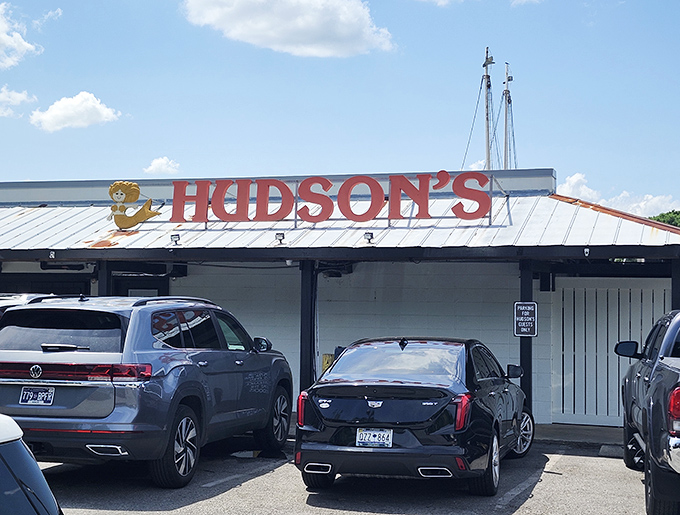 Right on the docks where shrimp boats unload - you literally can't get fresher than this.