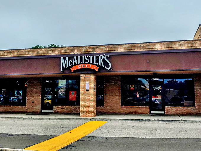 McAlister's brick exterior promises Southern comfort food that'll make you forget you're in Ohio.