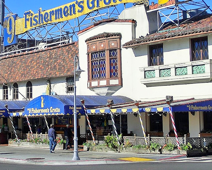 Old Fisherman's Grotto's classic facade has welcomed hungry visitors since your grandparents were dating here.