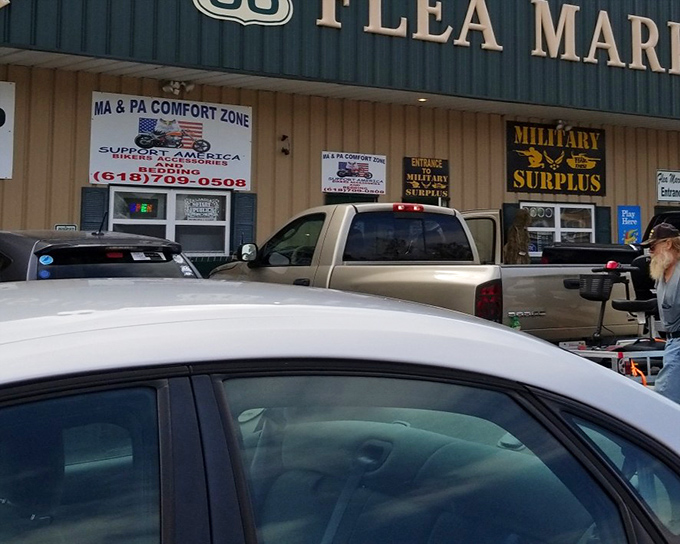 Route 66 nostalgia lives on in this roadside market where American road trip dreams come alive.