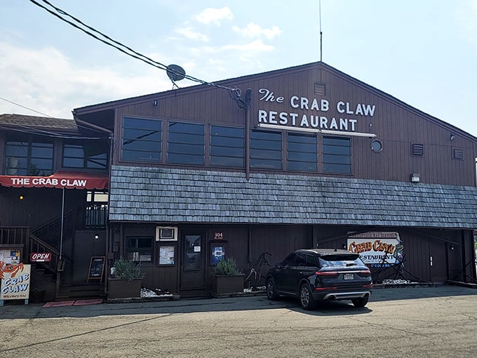 Harbor views and weathered charm make The Crab Claw St. Michaels' most picture-perfect dining destination.