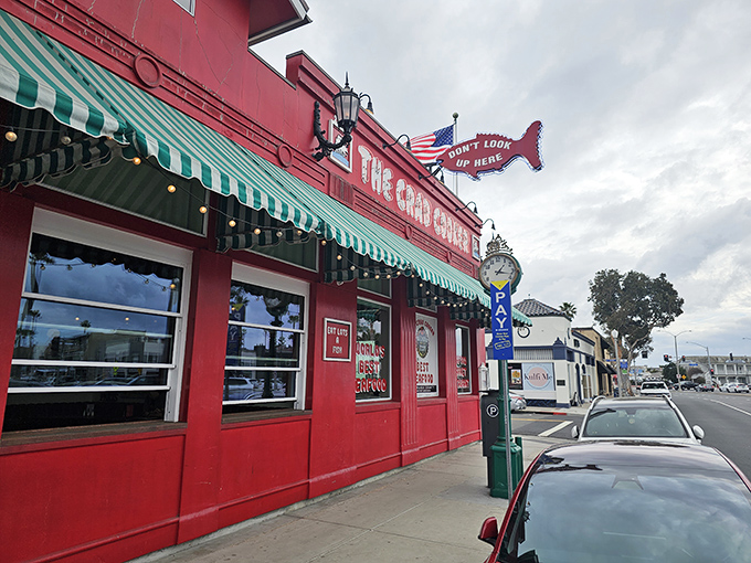 This weathered red landmark has been cracking crabs and winning hearts for generations of Newport Beach diners.