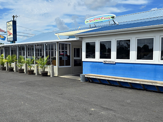 The old diner bones still show through - now serving surf instead of turf.