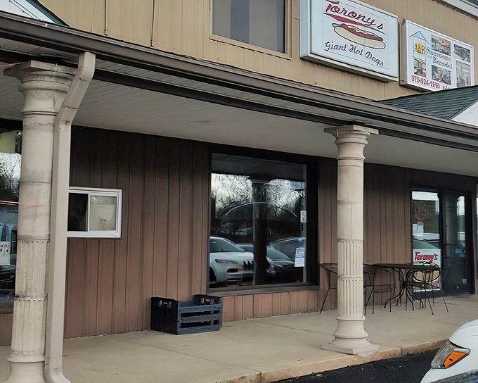 Understated exterior, extraordinary flavors within. This unassuming spot has been quietly perfecting the art of the hot dog for decades.