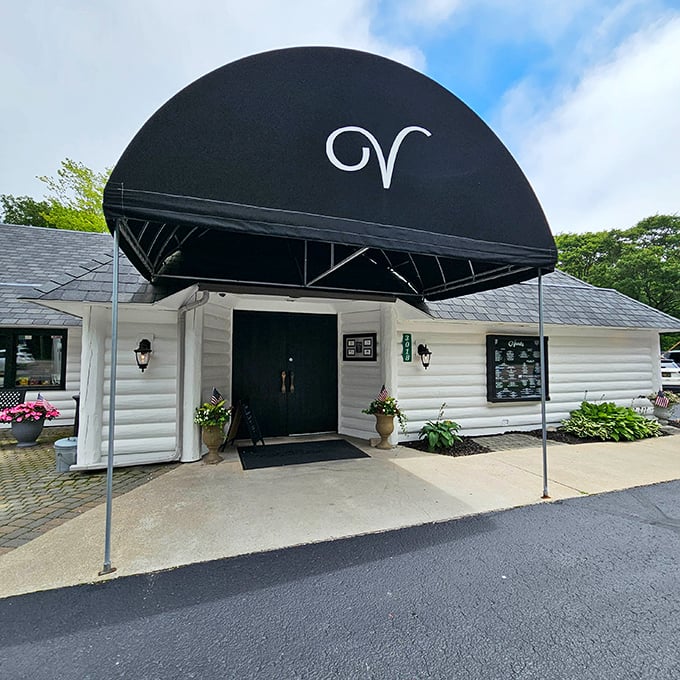 Vernales Restaurant sits quietly along Harbor Springs' scenic route, hiding culinary treasures within those walls.