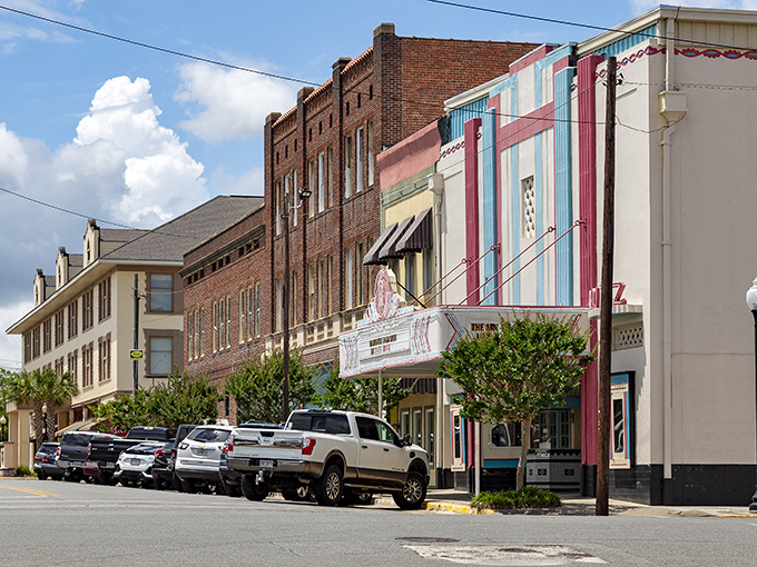 Waycross putting its best brick face forward, proving that sometimes the journey really is the destination. 