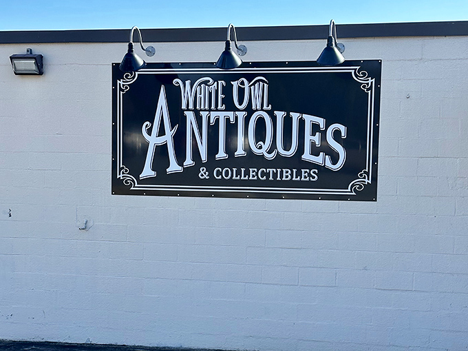 When they say "antique mall," they really mean it - this place could house a small town.