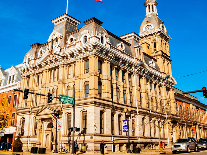 Wooster's elegant courthouse stands as a testament to civic pride and architectural beauty in this charming college town.