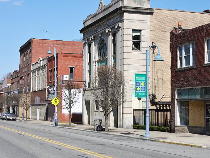 The tree-lined neighborhoods of Aliquippa offer peaceful, affordable living just a short drive from Pittsburgh's urban excitement.
