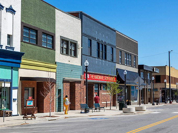 The Hardware Store stands proud among Atchison's affordable downtown, where retirement dreams don't require a millionaire's budget to come true.