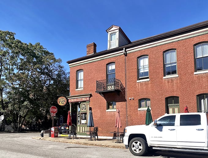Corner locations like this become community gathering spots where great food brings neighbors together naturally.